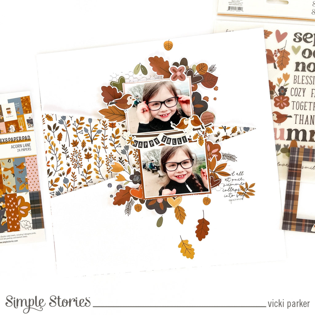 Happy Fall Layout – Simple Stories