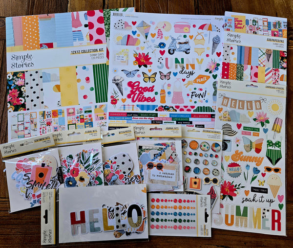 NEW! Sunny Days Scrapbook Bundle – Simple Stories