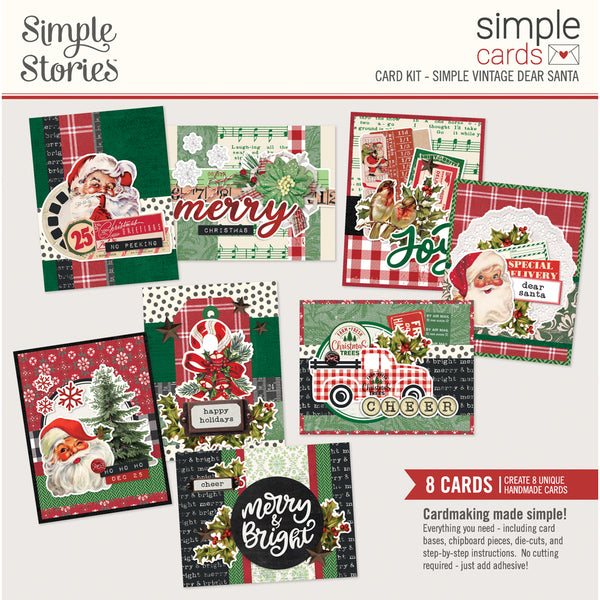 Simple Vintage Dear Santa- Simple Cards Card Kit – Simple Stories