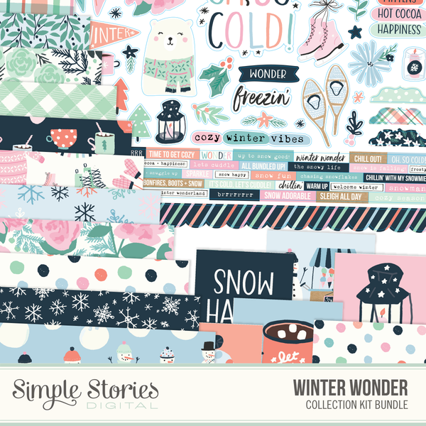 Winter Wonder Digital Collection Kit – Simple Stories