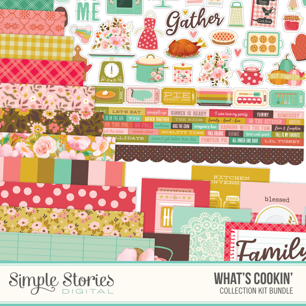 What's Cookin' Digital Collection Kit – Simple Stories