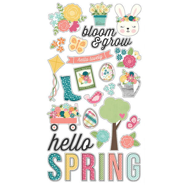 Hip Hop Hooray 6x12 Chipboard – Simple Stories