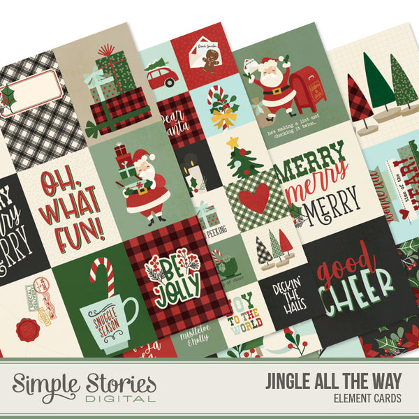Jingle All The Way Digital Elements – Simple Stories