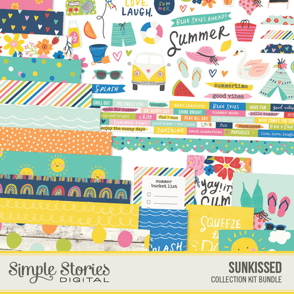 Sunkissed Digital Collection Kit Bundle – Simple Stories
