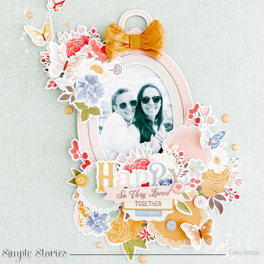 Happy Friends Layout with Front Porch – Simple Stories