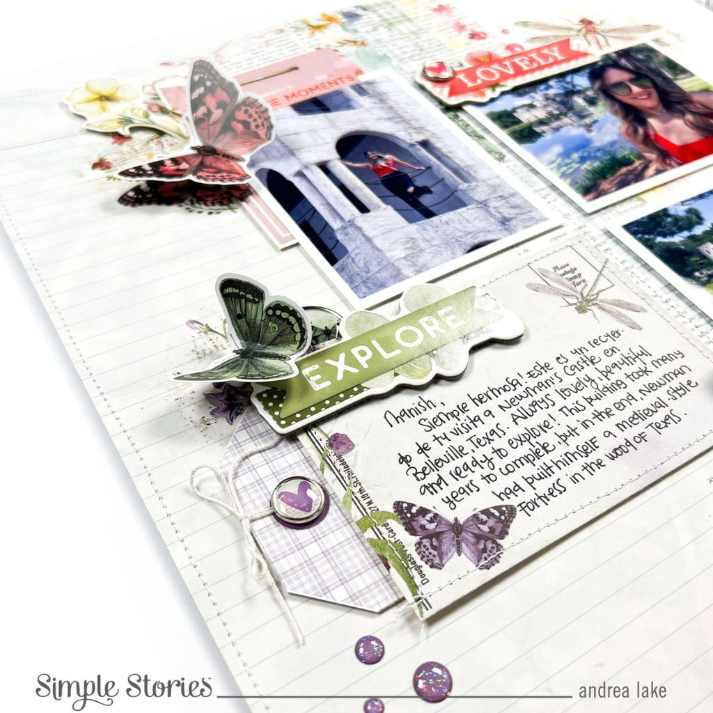 "Lovely" layout – Simple Stories