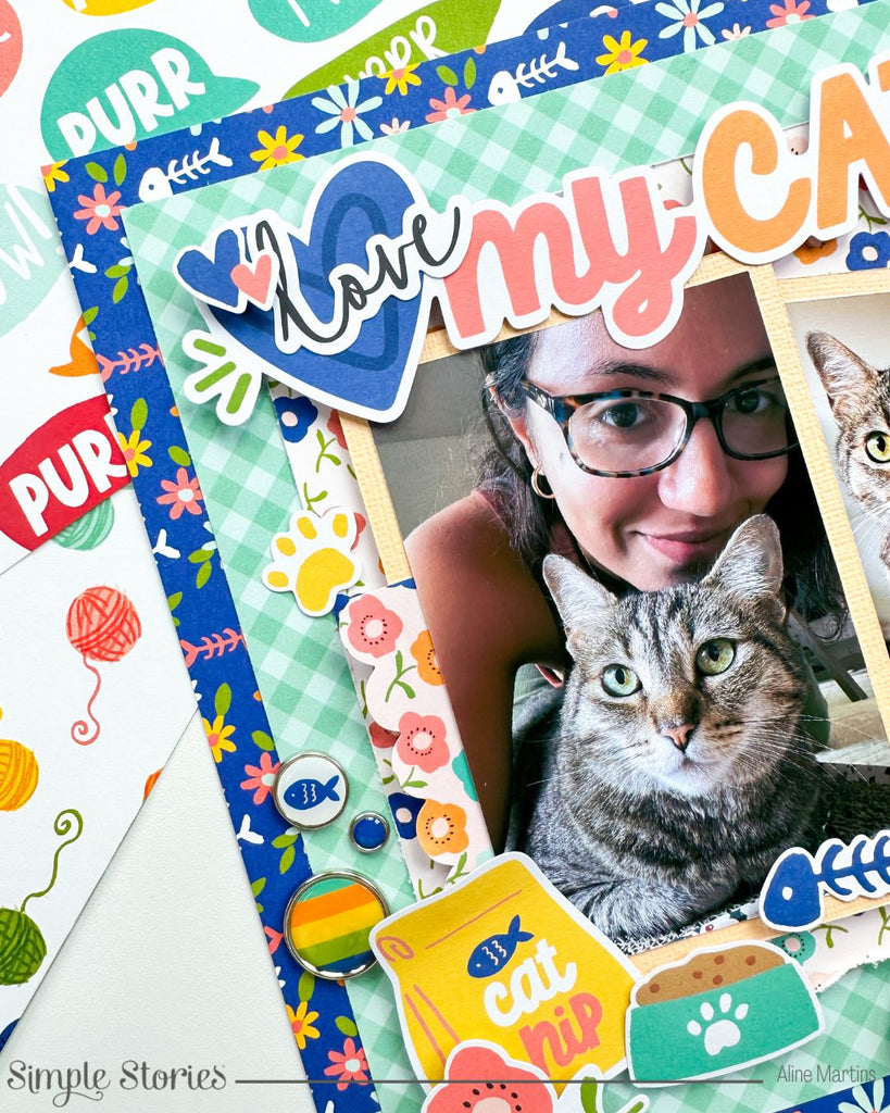 Love My Cat Layout – Simple Stories