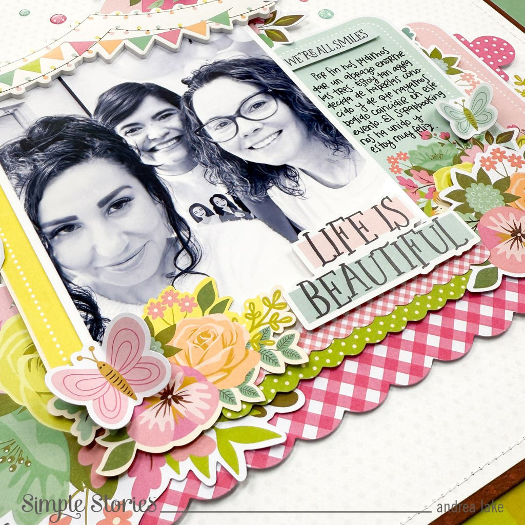 Life is Beautiful Layout – Simple Stories