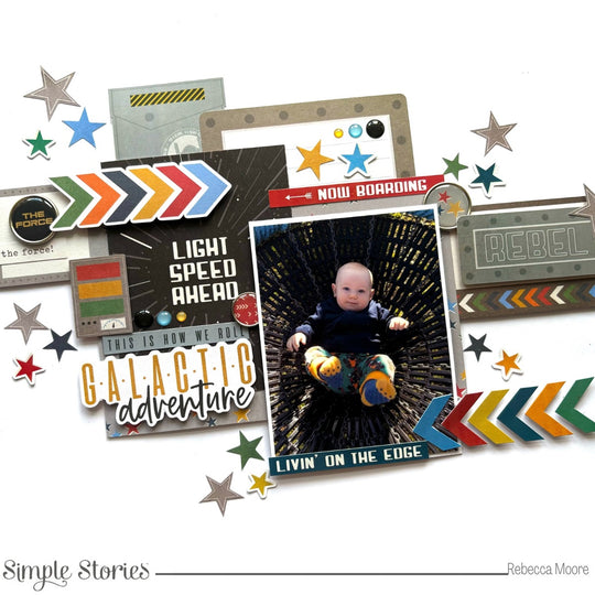 Bonus Say Cheese Galaxy Project by Rebecca Moore – Simple Stories
