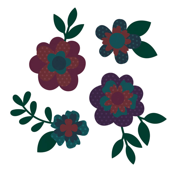 NEW! Color Vibe Flower Bits - Darks – Simple Stories