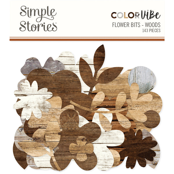 NEW! Color Vibe Flower Bits - Woods – Simple Stories