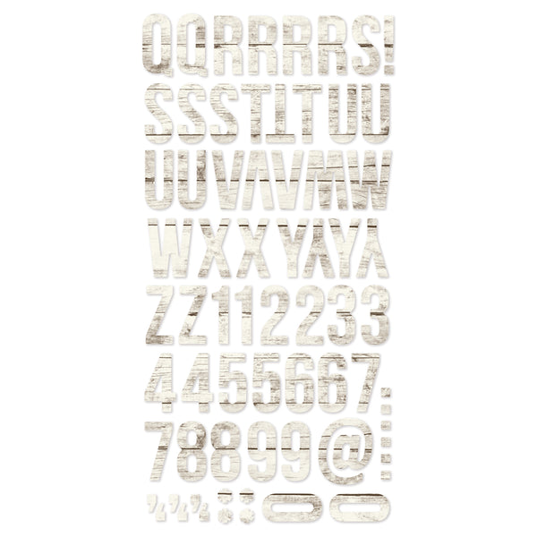 NEW! Color Vibe Foam Alpha Stickers - Woods- Aspen – Simple Stories