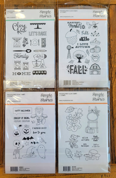 NEW! Halloween/Fall Stamp Bundle – Simple Stories