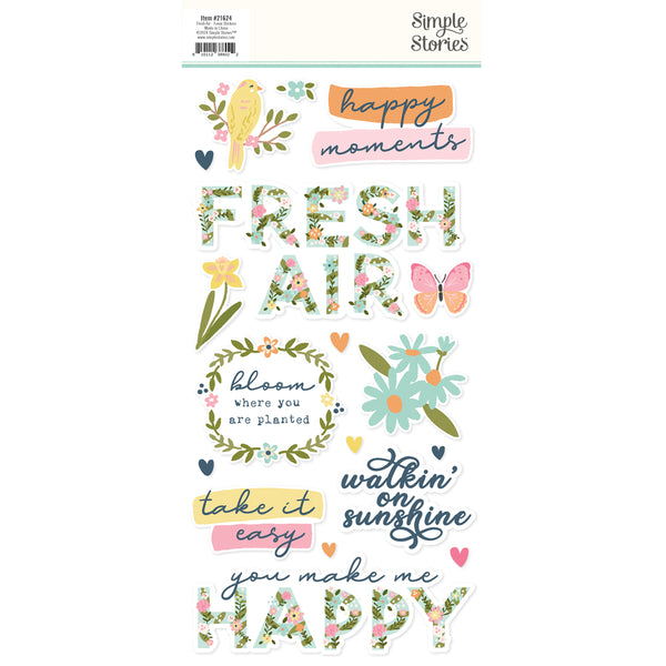 Fresh Air - Foam Stickers – Simple Stories
