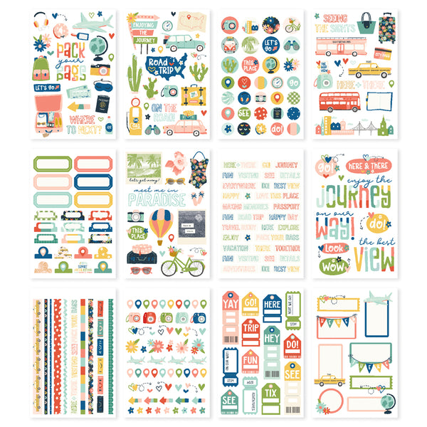 Pack Your Bags - Sticker Book – Simple Stories