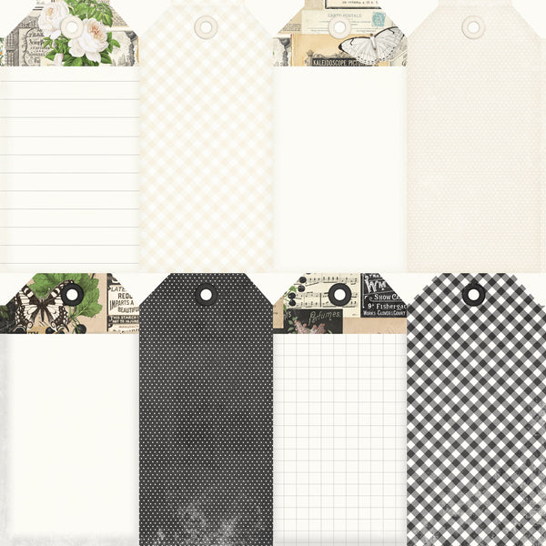 Simple Vintage Essentials Color Palette - Cream & Black Tags – Simple ...