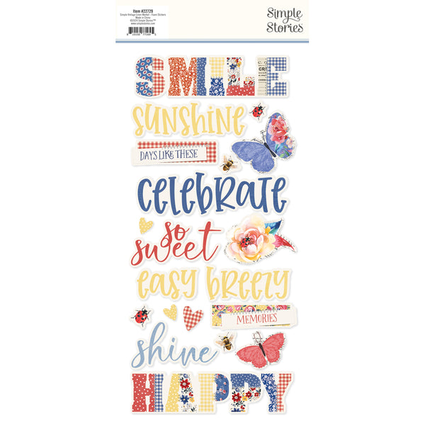 Simple Vintage Linen Market - Foam Stickers – Simple Stories