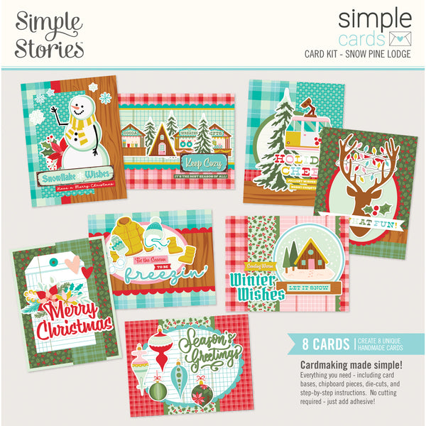 Snow Pine Lodge - Simple Cards Card Kit – Simple Stories