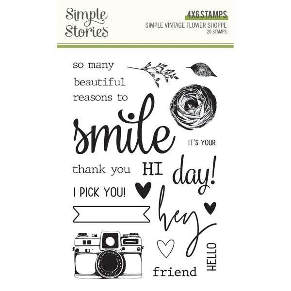 Simple Vintage Flower Shoppe - Stamps – Simple Stories