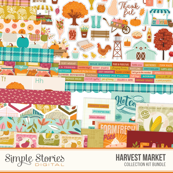 Harvest Market Digital Collection Kit – Simple Stories