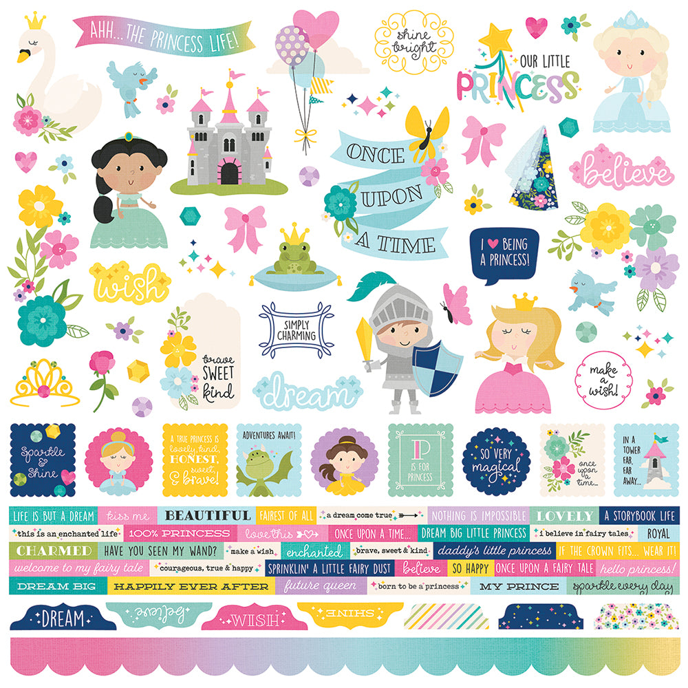 Little Princess 4x6 Stickers – Simple Stories