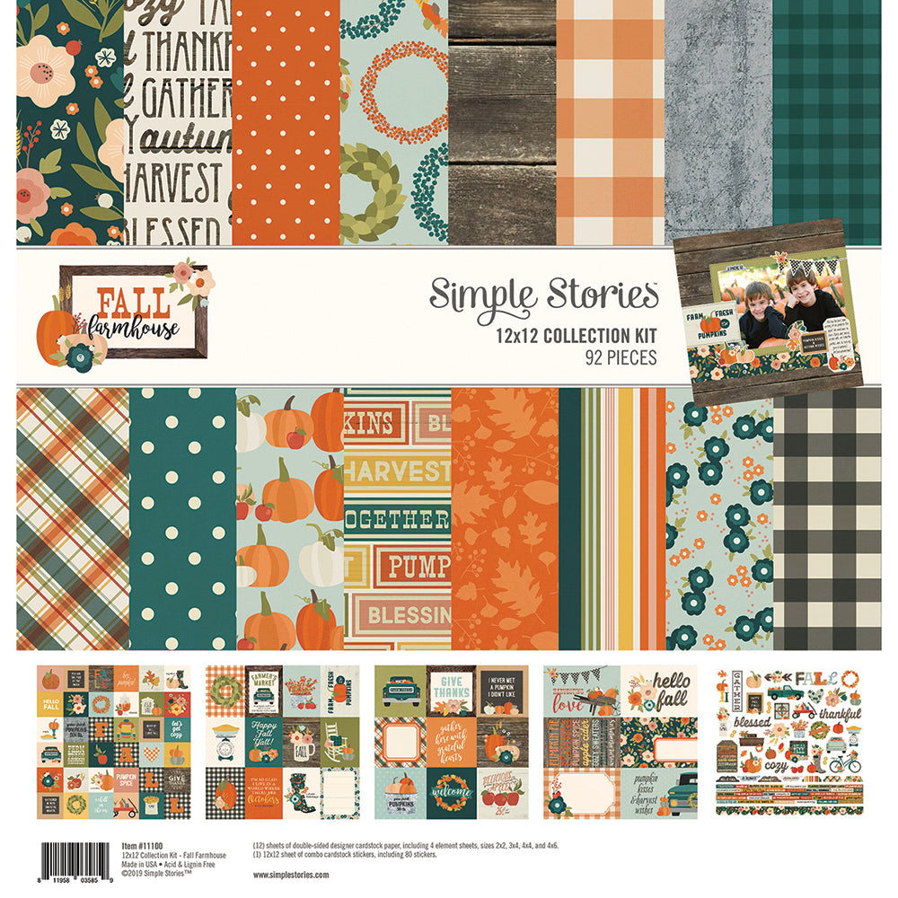 Fall Farmhouse 3x4 Elements – Simple Stories