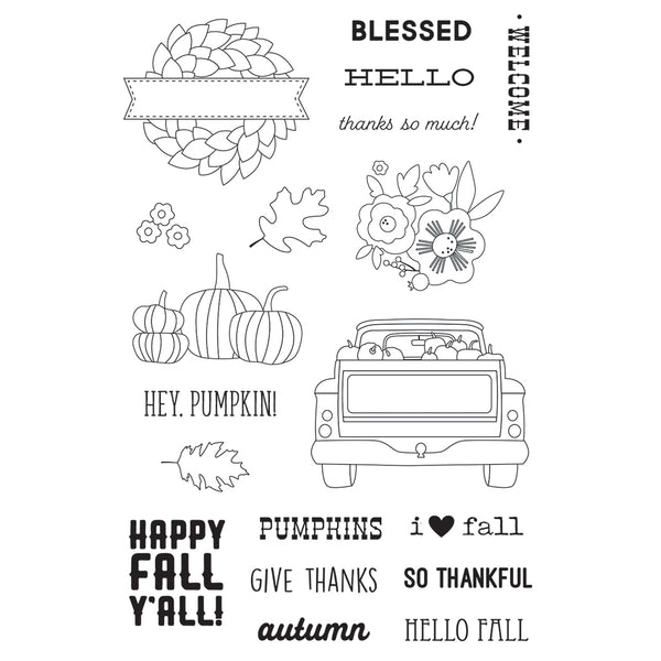 Fall Farmhouse Stamps – Simple Stories