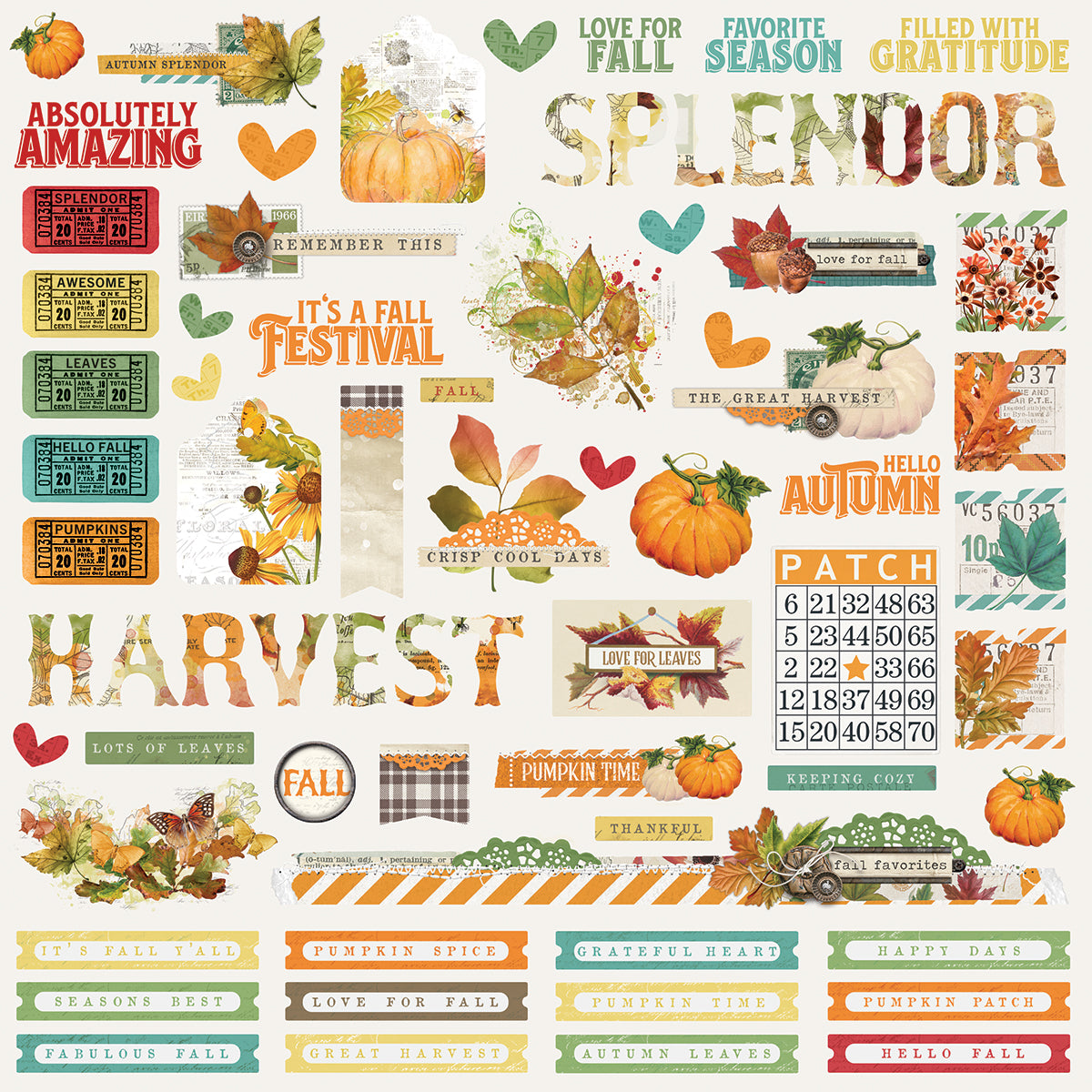 Autumn Splendor Layered Frames – Simple Stories