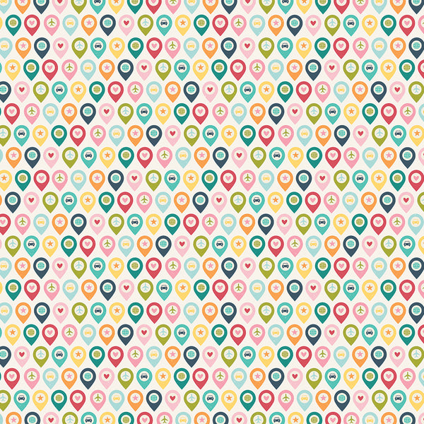 Going Places 12x12 Paper - Detours – Simple Stories