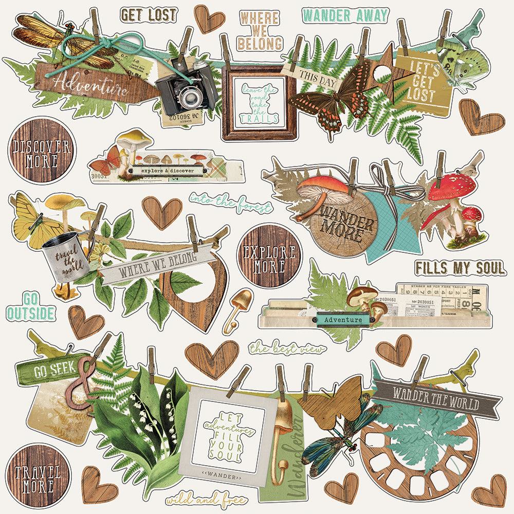Simple Vintage Great Escape 4x6 Sticker Book – Simple Stories