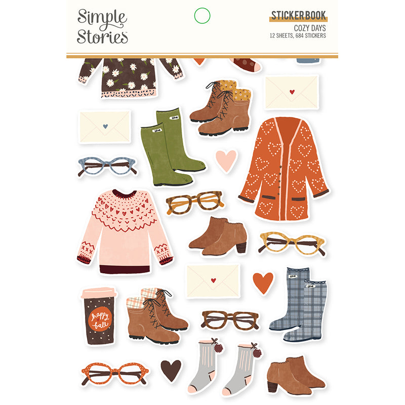Cozy Days - Sticker Book – Simple Stories
