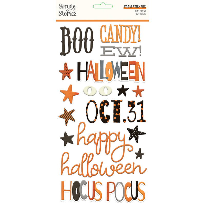Boo Crew - Foam Stickers – Simple Stories