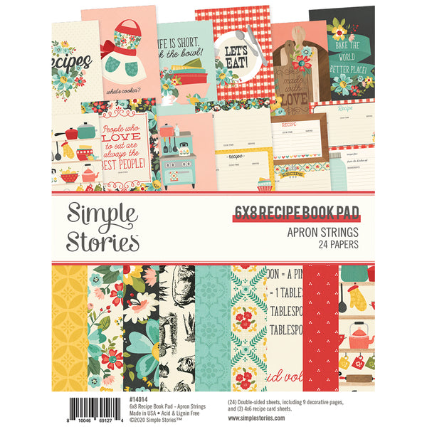 Apron Strings - 6x8 Recipe Book Pad – Simple Stories