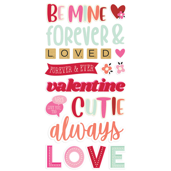 Sweet Talk - Foam Stickers – Simple Stories