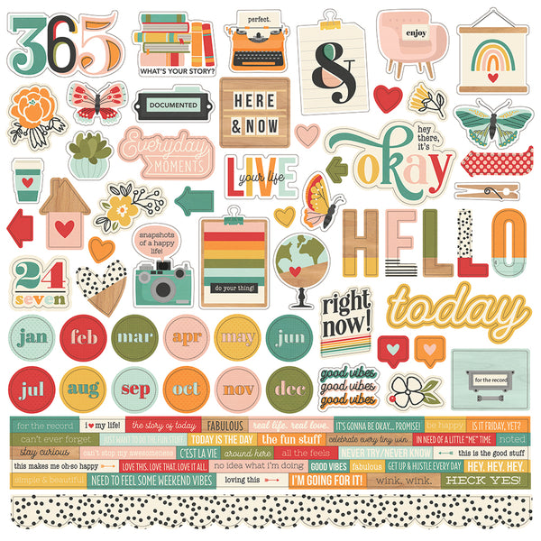 Hello Today - Cardstock Sticker – Simple Stories