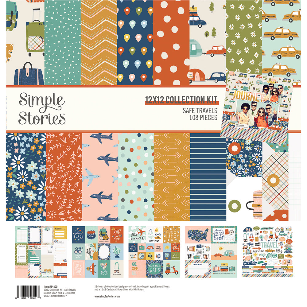Safe Travels - Cardstock Sticker – Simple Stories