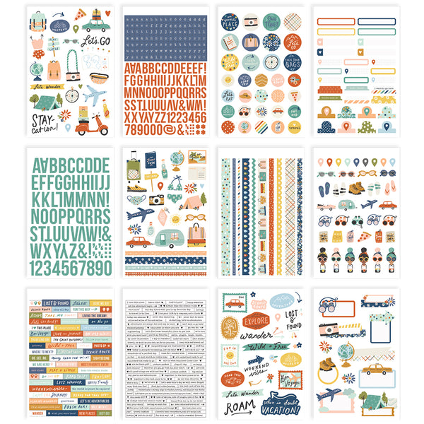 Safe Travels - Sticker Book – Simple Stories