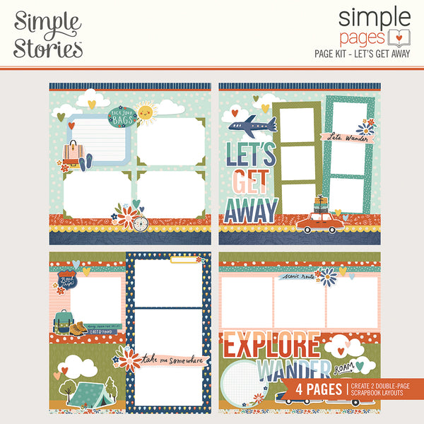 Simple Pages Page Kit - Let's Get Away – Simple Stories