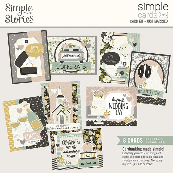Simple Cards Card Kit - Just Married – Simple Stories