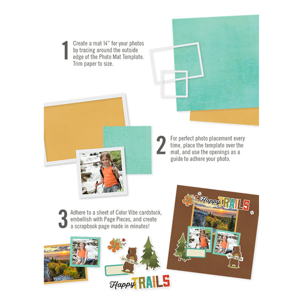 Simple Pages Photo Mat Templates – Simple Stories