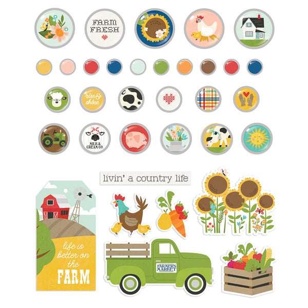 Homegrown - Decorative Brads – Simple Stories