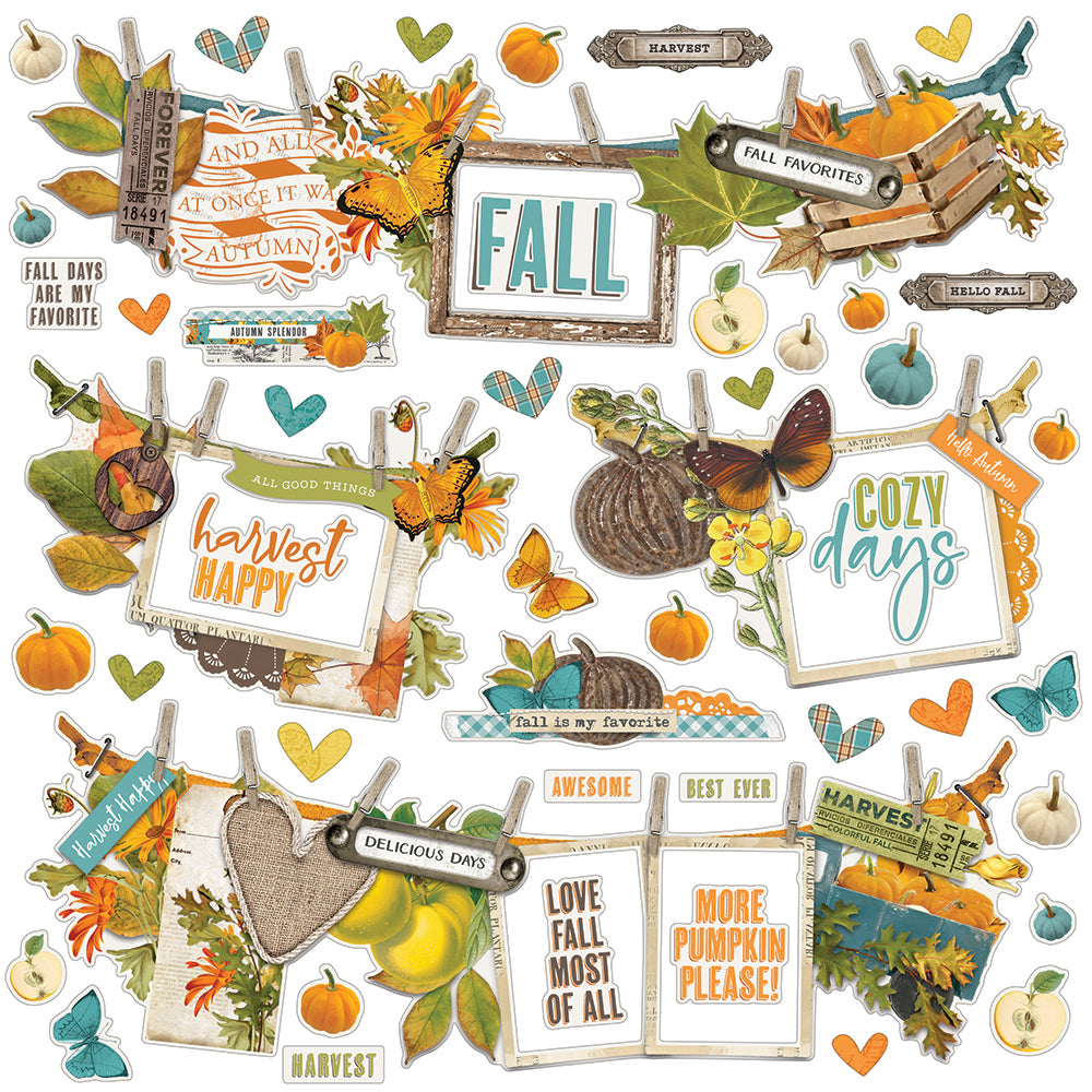Simple Vintage Country Harvest - Foam Stickers – Simple Stories