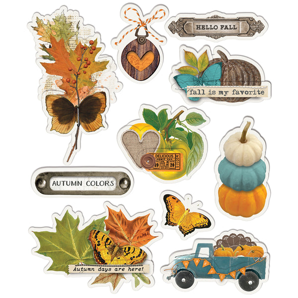 Simple Vintage Country Harvest - Layered Stickers – Simple Stories