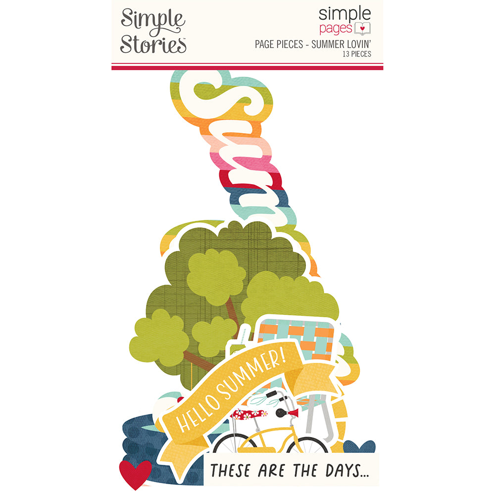 Simple Pages Page Pieces - Summer Vibes – Simple Stories