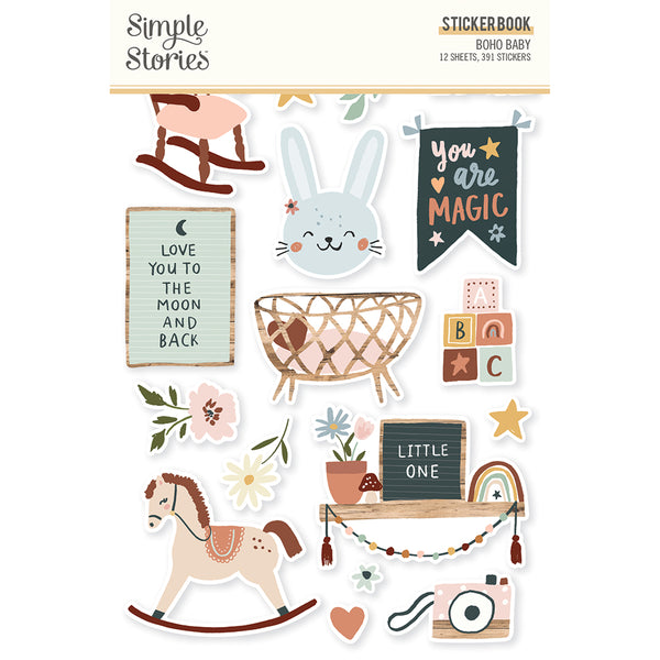 Boho Baby - Sticker Book – Simple Stories