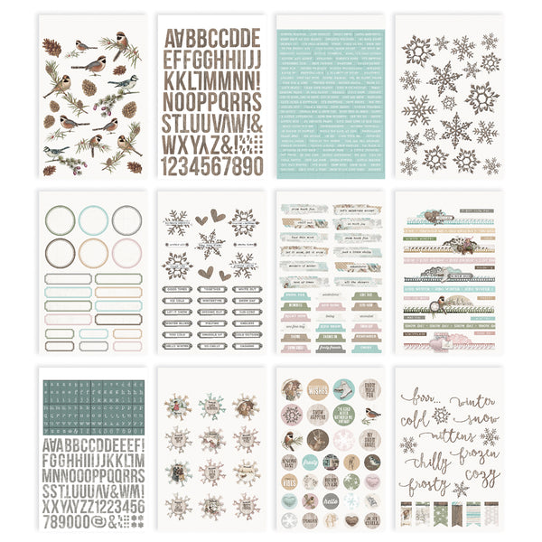 Simple Vintage Winter Woods - Sticker Book – Simple Stories
