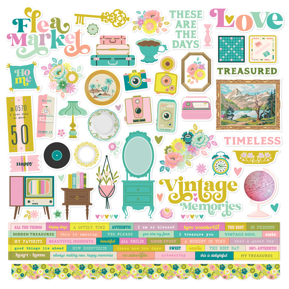Flea Market - Floral Bits & Pieces – Simple Stories