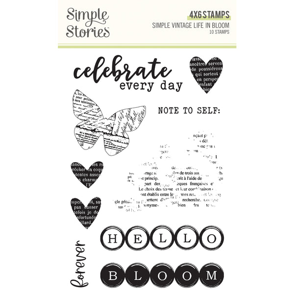 Simple Vintage Life in Bloom - Stamps – Simple Stories