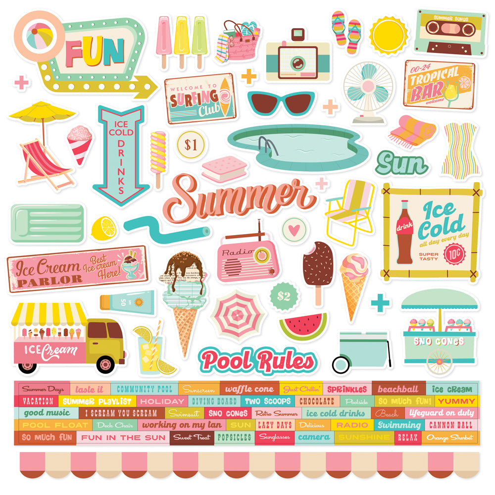 Retro Summer - Two Scoops – Simple Stories
