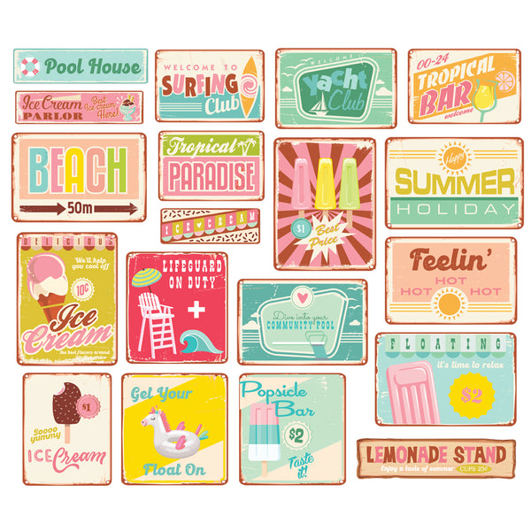 Retro Summer - Retro Sign Bits & Pieces – Simple Stories